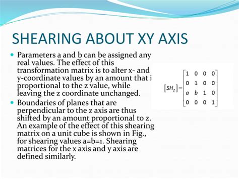 Homogeneous Representation Rotating Shearing Pptx