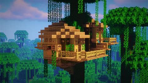 Minecraft Treehouse Blueprints