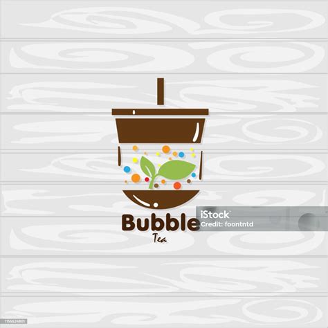 Bubble Tea Logo Icon Graphic Template Stock Illustration Download
