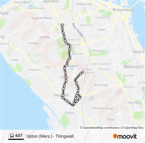 607 Route Schedules Stops And Maps Barnston Updated