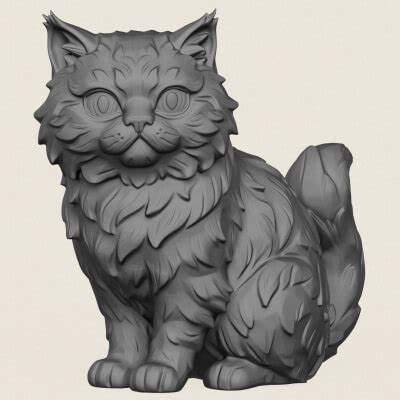 Cute Pussy Cat 3d Model By Creativegameshop