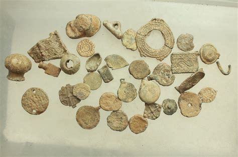 Lot Of Ancient Roman Lead Artifact 240g 2 Antique Price Guide