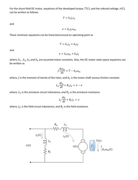 Dc Motor Torque Constant Equation