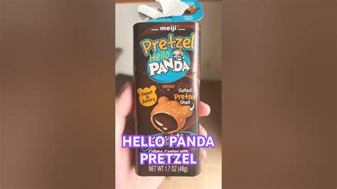 Hello Panda Pretzel 🐼 Food Shorts Youtube