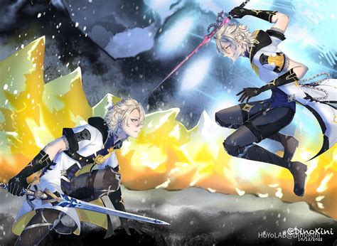 Albedo Vs Albedo Genshin Impact Hoyolab
