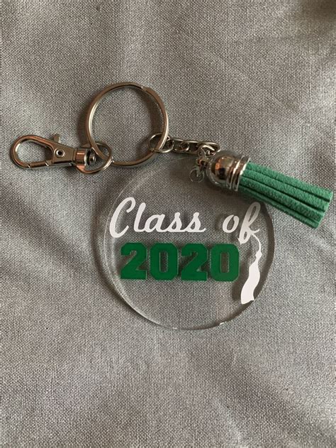 Class Of 2020 Keychain Keychain Design Keychain Craft Diy Projects