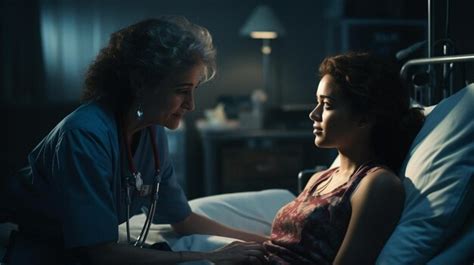 Premium Photo A Healthcare Worker Providing Compassionate Care