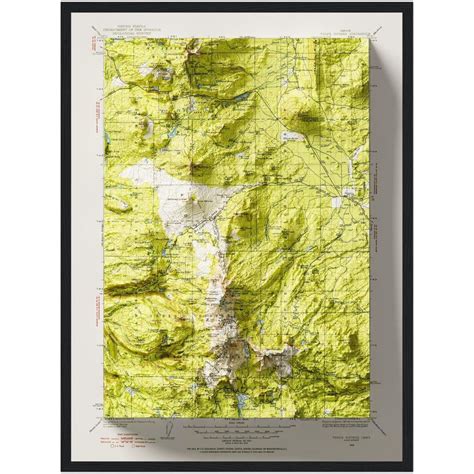 Oregon Maps Posters Oregon Wall Maps Geoartmaps