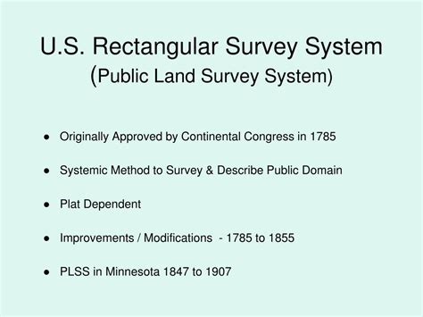 Ppt Basic Methods Of Surveying And Describing Land In Us Powerpoint
