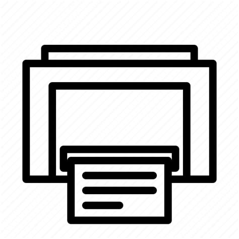 Laser Jet Printer Paper Device Computer Print Technology Icon