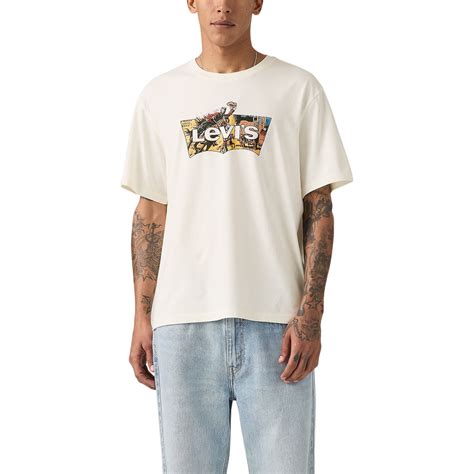 Levis Mens Relaxed Batwing Graphic T Shirt Marks