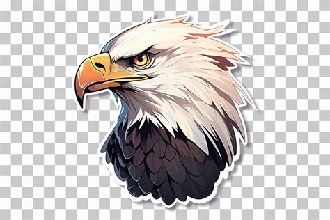 Aesthetic Eagle Head Sticker Free Eagle Png Sticker Download