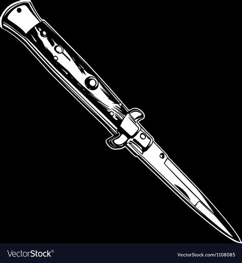 Switchblade Royalty Free Vector Image Vectorstock