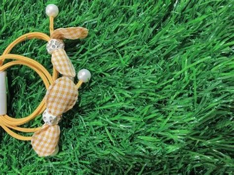 Pink Fancy Bow Hair Rubber 5 At ₹ 120piece In Gorakhpur Id