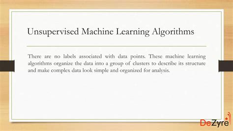 Machine Learning Algorithms PPTX Artificial Intelligence Technology Computing