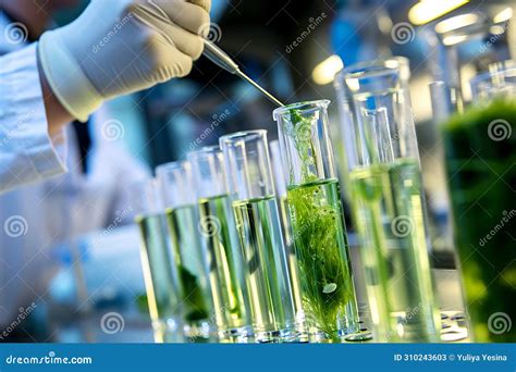 Laboratory Analysis Of Algae For Nutrient Content Stock Image Image