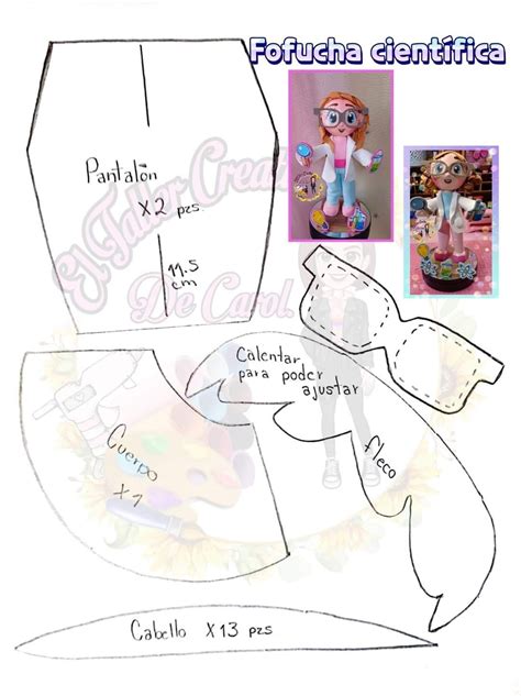 Moldes Para Hacer Fofuchas De Manera Fácil