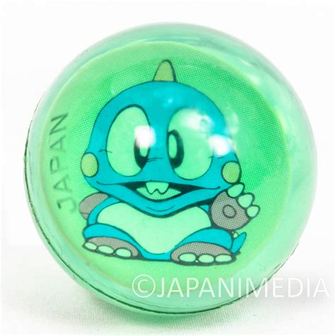 Retro Rare Bubble Bobble Bub Bubblun Dragon Bouncy Ball Japanimedia