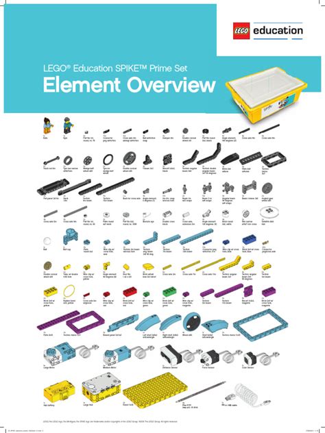 Le Spike Prime Element Overview Pdf Lego