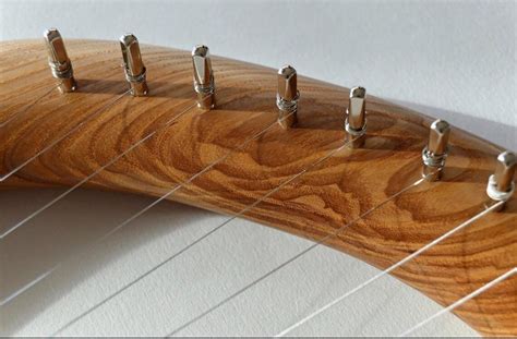 Pentatonic 10 String Lyre Harp Musical Instrument With Extra Strings