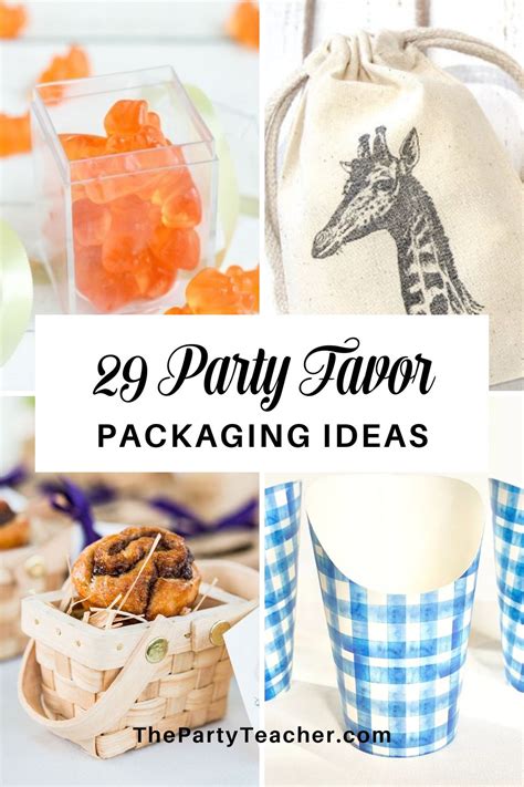 29 Ideas For Party Favor Packaging The Party Teacher