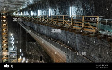 The Underground Theme Park In A Big Salt Mine Salina Turda Turda In