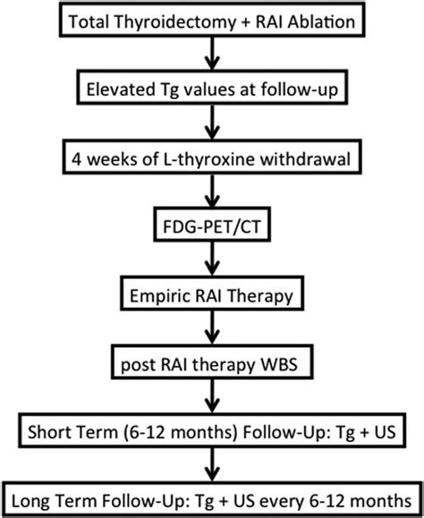 Management Algorithm Of Dtc Patients With Elevated Tg Values At