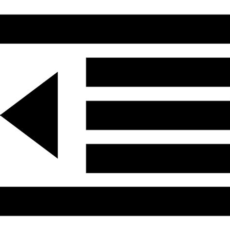 Indent Decrease Icon Svg Png Free Download