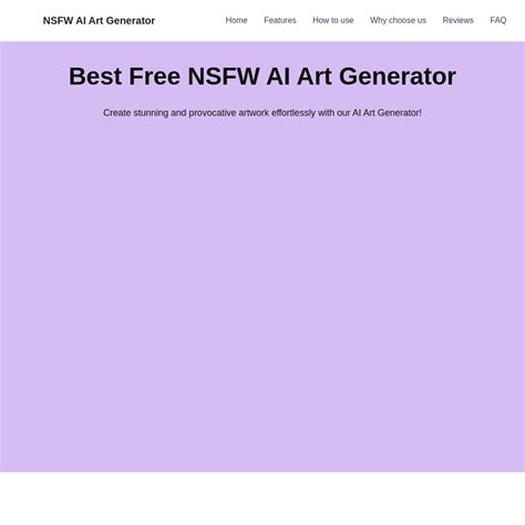 Nsfw Art Generator Generator Sztuki Nsfw Ai