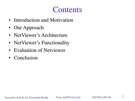 Ppt Netviewer A Network Traffic Visualization And Analysis Tool Powerpoint Presentation Id