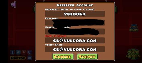 Why Is The Email Invalid Does It Not Accept Emails With A Custom Domain Rgeometrydash