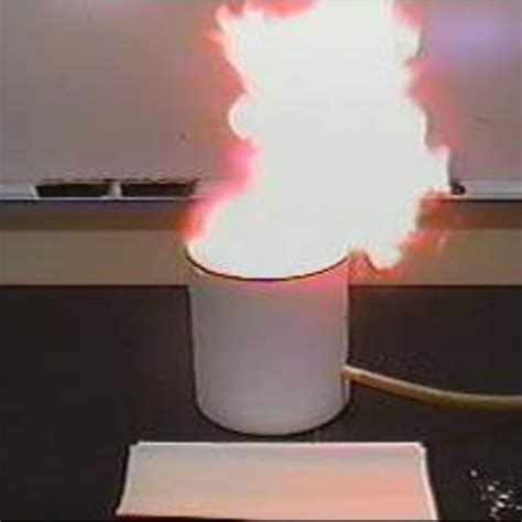 A Cornstarch Silo Explosion Setup Picture Used With Permission 4