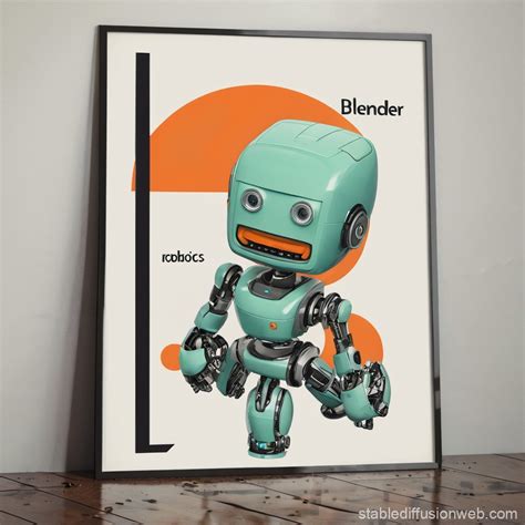 Robotics Nobu Blender Classes Poster Stable Diffusion Online