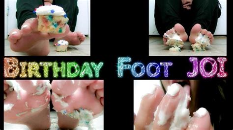Birthday Foot Joi Cazzykush Clips4sale