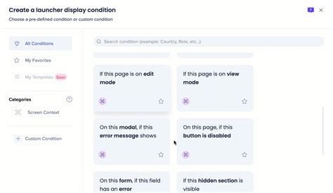 Condition Builder Walkme Help Center