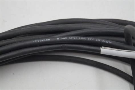 Heidenhain Cable Awm Style 20963 80°c 30v E63216 Festo Nebm M12w8 E 15