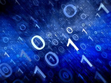 3d Grid Of Big Data Binary Code Abstract Background Teqwave