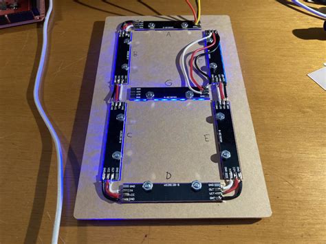 NeoPixel Segment Display Part I RasterWeb