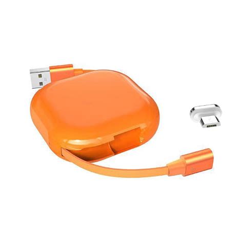 Bottone 100cm Magnetic Usb To Micro Usb Data Line Efficient Micro Usb Charging Cord Retractable