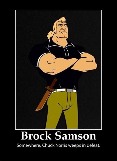 Brock Samson Funny Cartoons Funny Shows Nerd Love