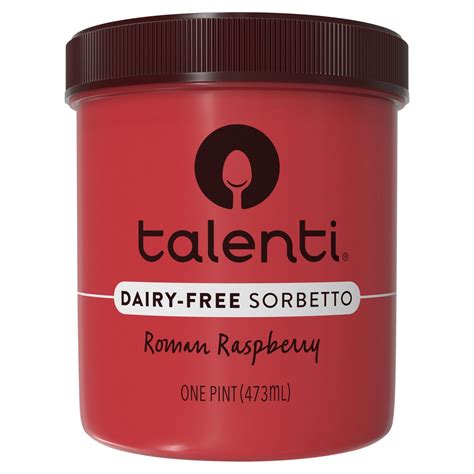 Talenti Roman Raspberry Dairy Free Sorbetto One Pint Fairway