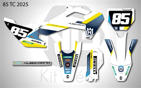 Kit Déco Husqvarna Tc Fc Originality Séries 2025 50 65 85 125 250 350 450