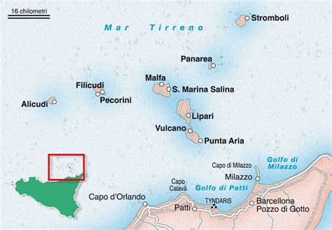 Isole Eolie Nomi Aeolian Islands Fycb
