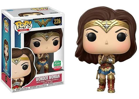 Funko Pop Heroes Dc Wonder Woman With Gauntlets Funko Shop Exclusive