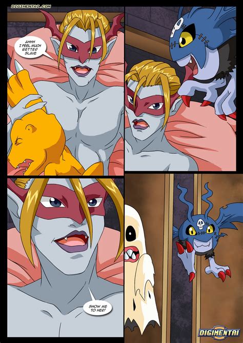 Rule 34 Agumon Bakemon Bbmbbf Black Eyes Demidevimon Digihentai