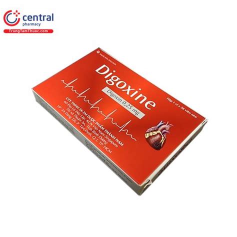 ChÍnh HÃng Thuốc Digoxine 025mg Thành Nam điều Trị Suy Tim