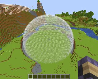 How To Make A Glass Dome On Minecraft 6 Steps Instructables