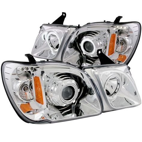 Anzo 1998 2007 Lexus Lx470 Projector Headlights W Halo Chrome Ccfl