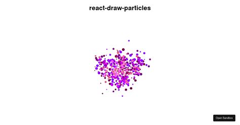 React Draw Particles Forked Codesandbox