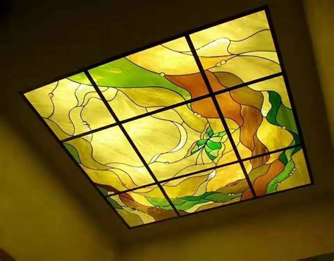 Stained Glass Ceiling Design Stained Glass Ceilings 60 Photos